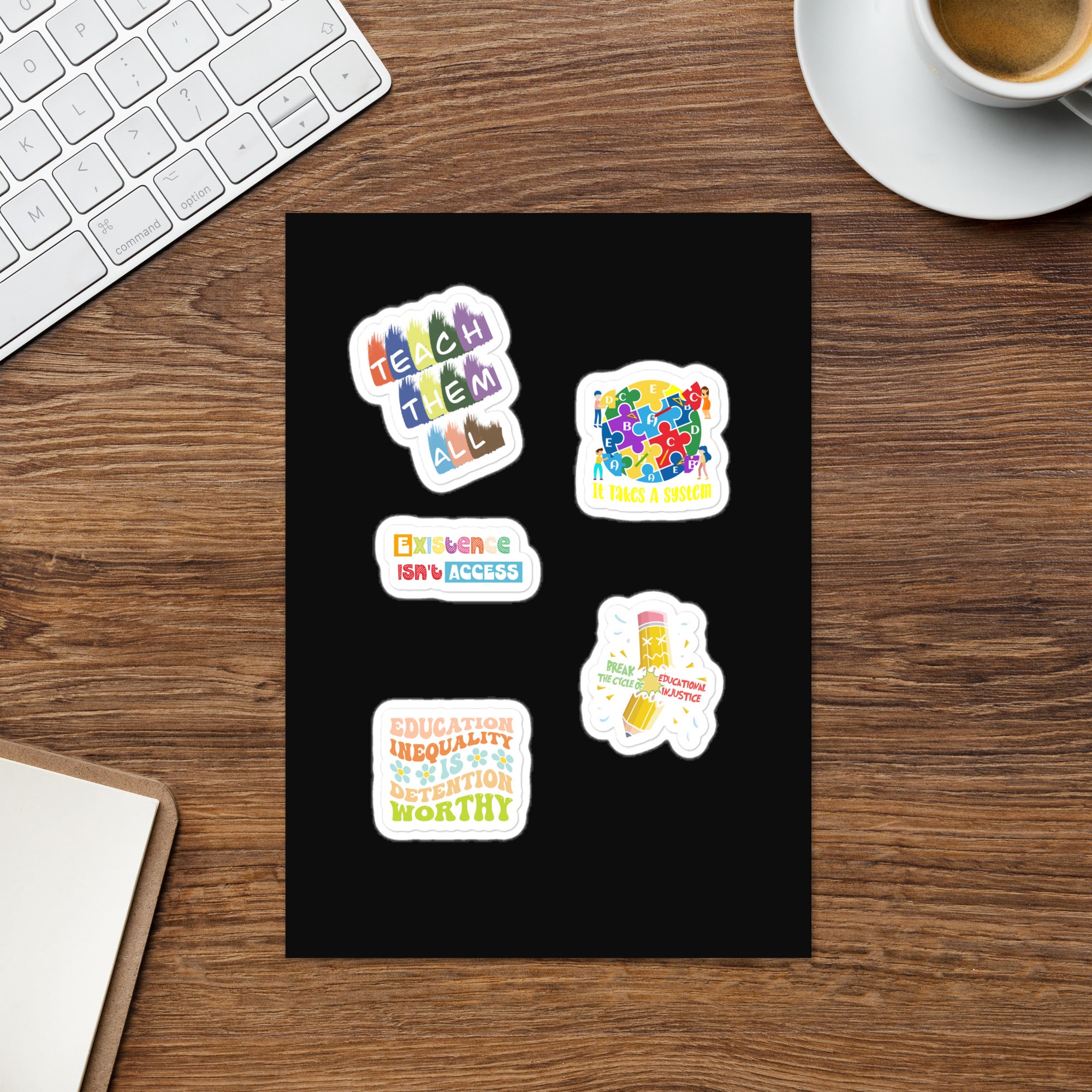 Education Advocate Sticker Sheet